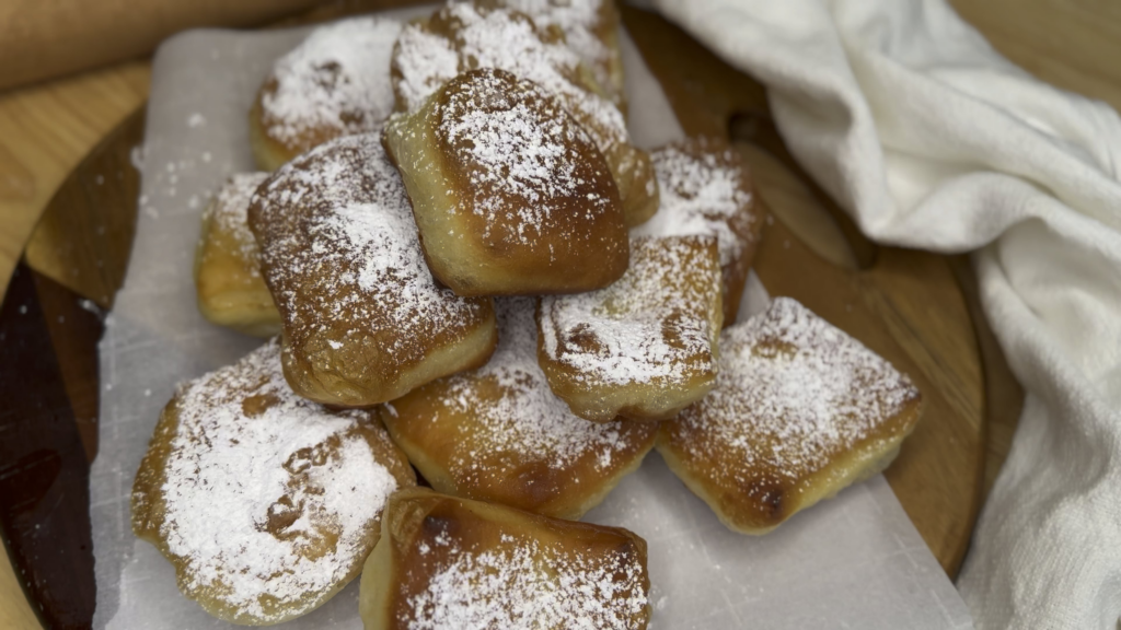 Freshly cooked beignet! - Dining and Cooking