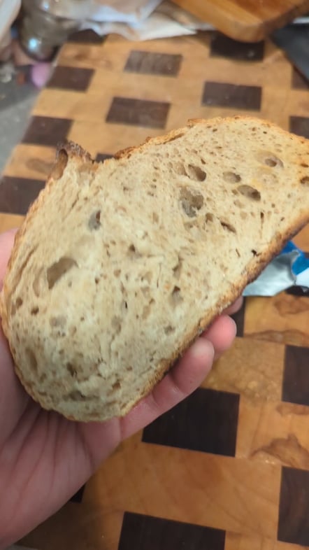 Using the tinned side of a copper lid as a raclette grill for sourdough ...