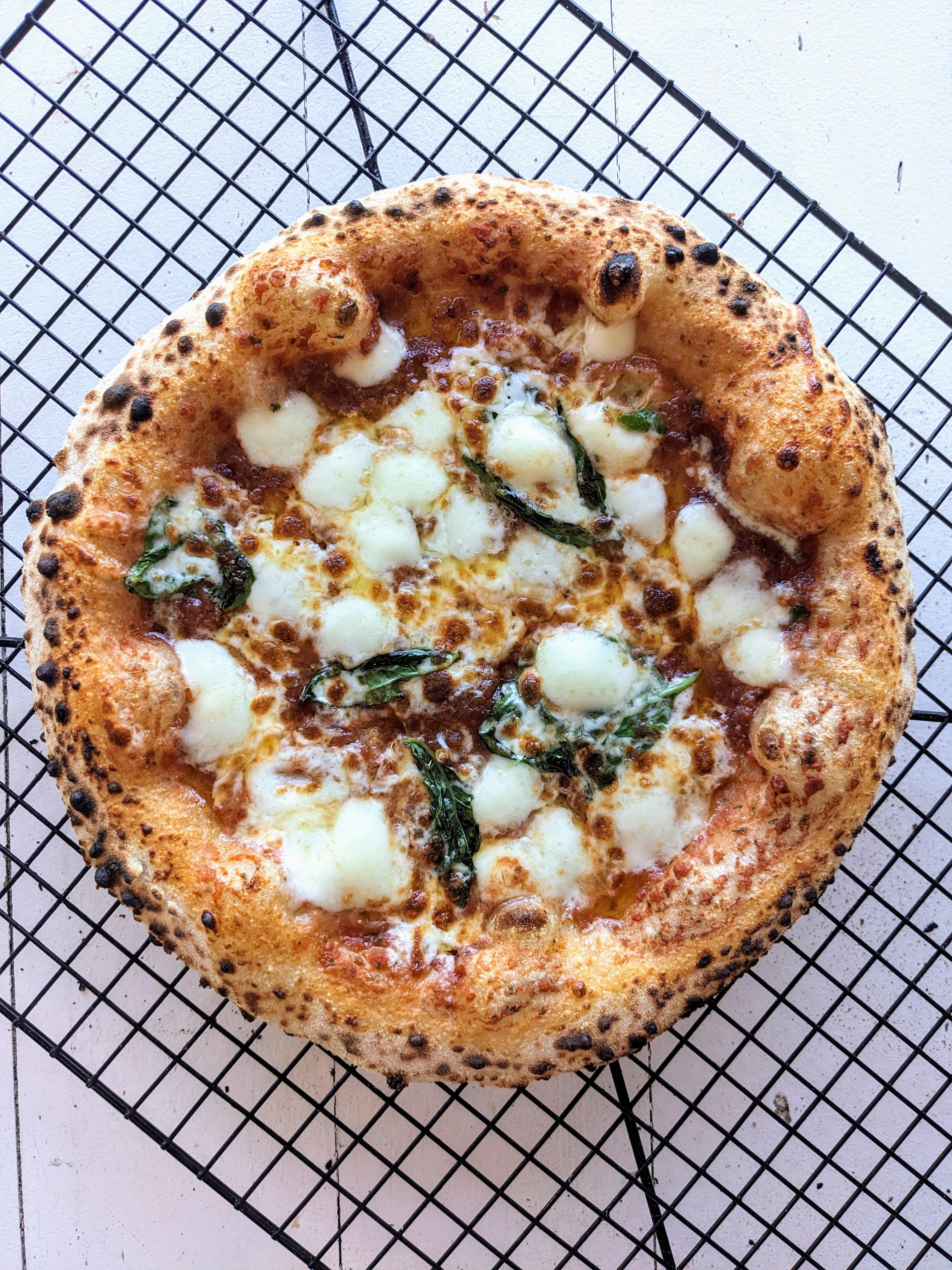 48hr cold ferment sourdough Margherita - Dining and Cooking