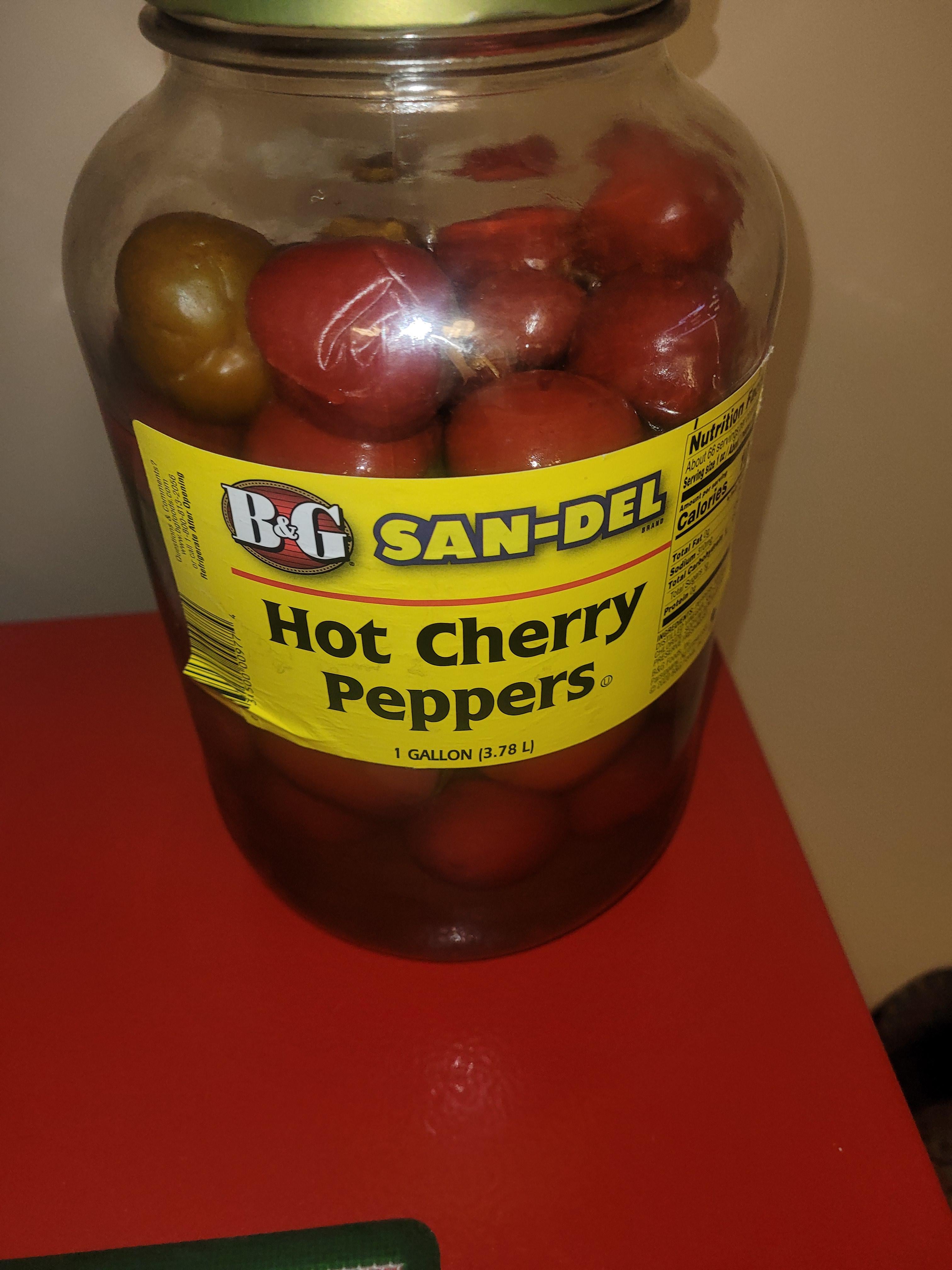 1 gallon of the best cherry peppers I have had in years - Dining and ...