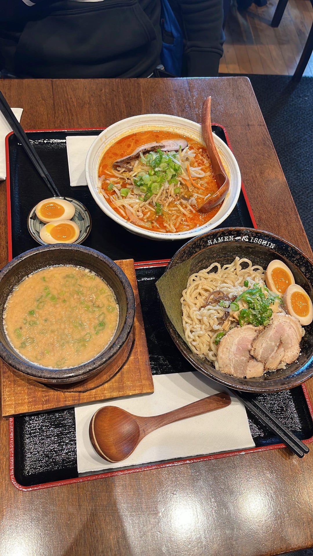 Spicy miso, tsukemen & chicken karaage at Ramen Isshin in Ottawa ...