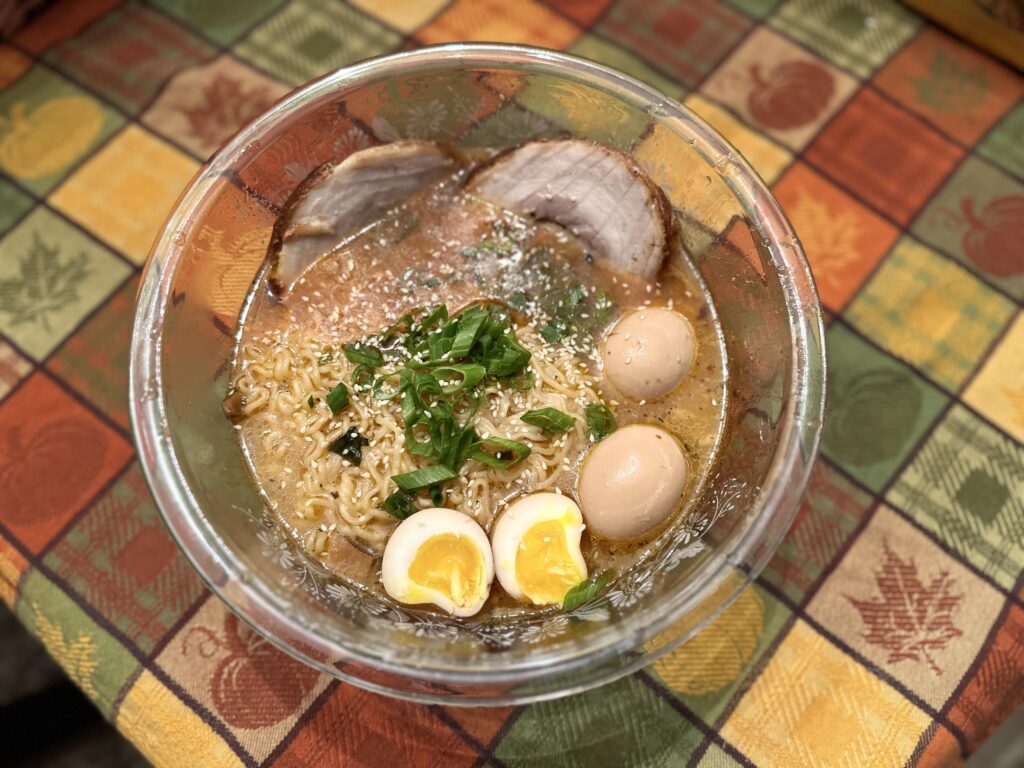 Prime Rib Bone broth spicy ramen - Dining and Cooking