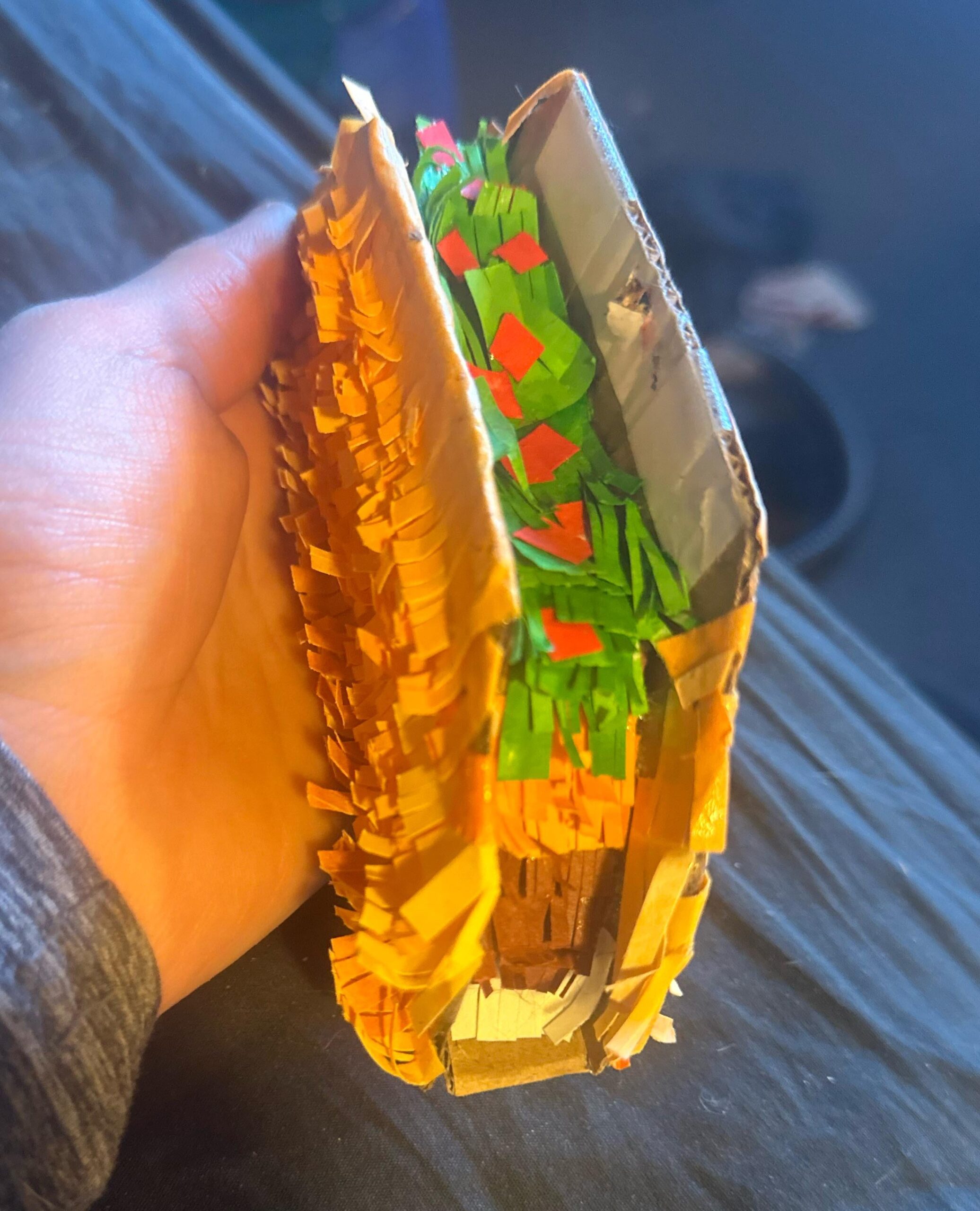 This taco “piñata” my gf made for my 21st birthday - Dining and Cooking