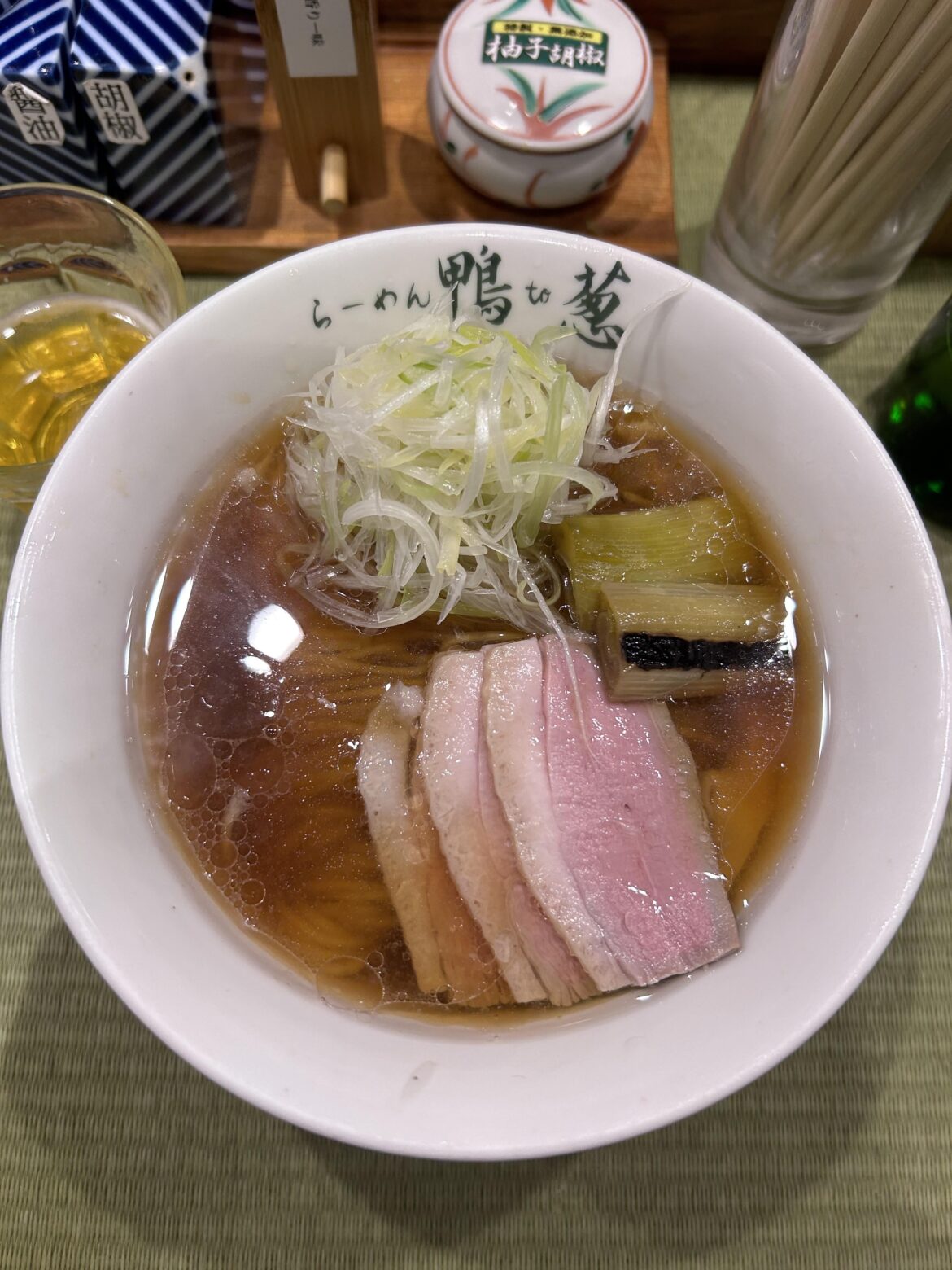 Kamo to Negi Duck Ramen in Ueno Tokyo - Dining and Cooking