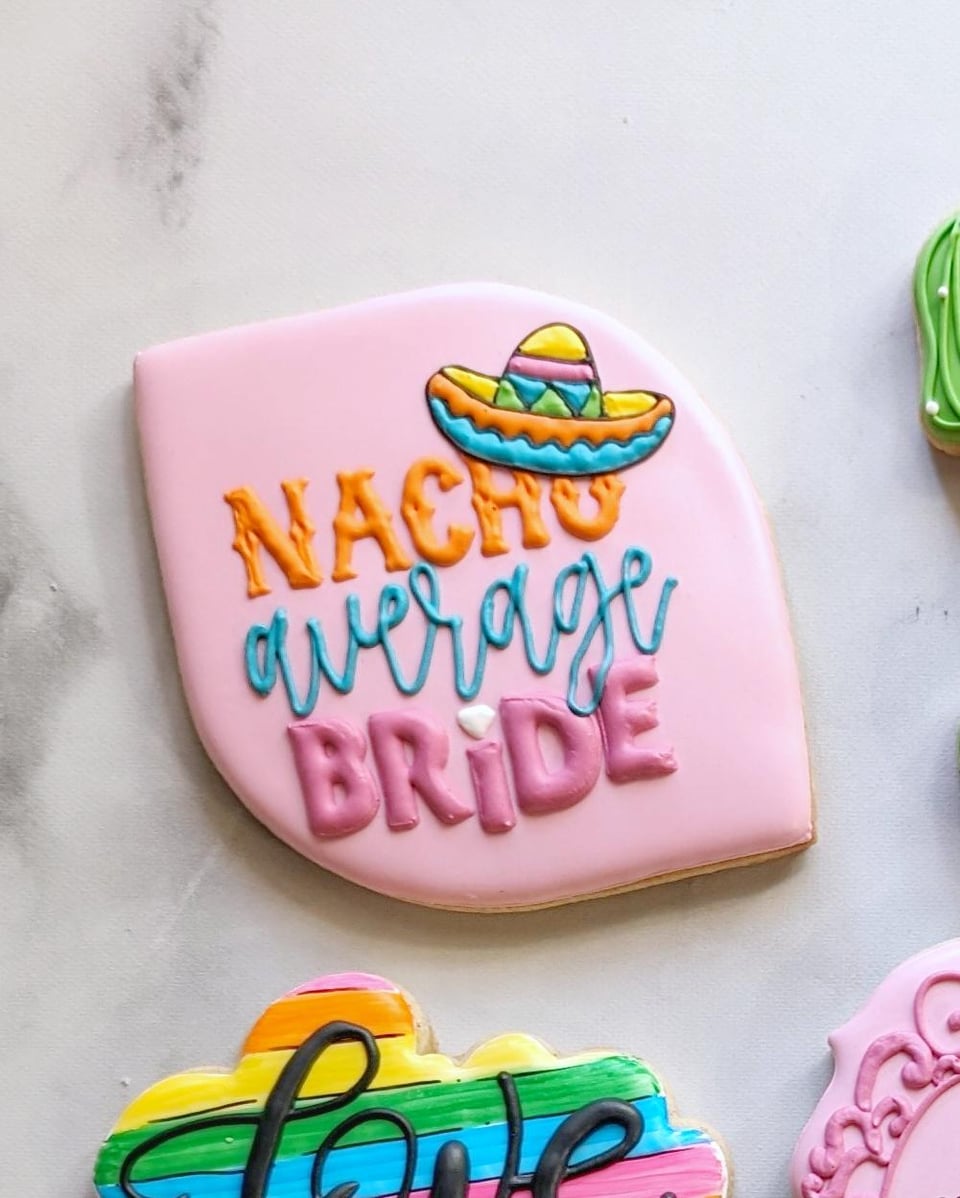"Last Fiesta" Bachelorette Cookies 🌵 - Dining and Cooking