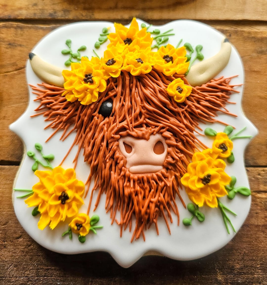 Birthday cookies for a Highland cattle-lovin woman ♡ - Dining and Cooking