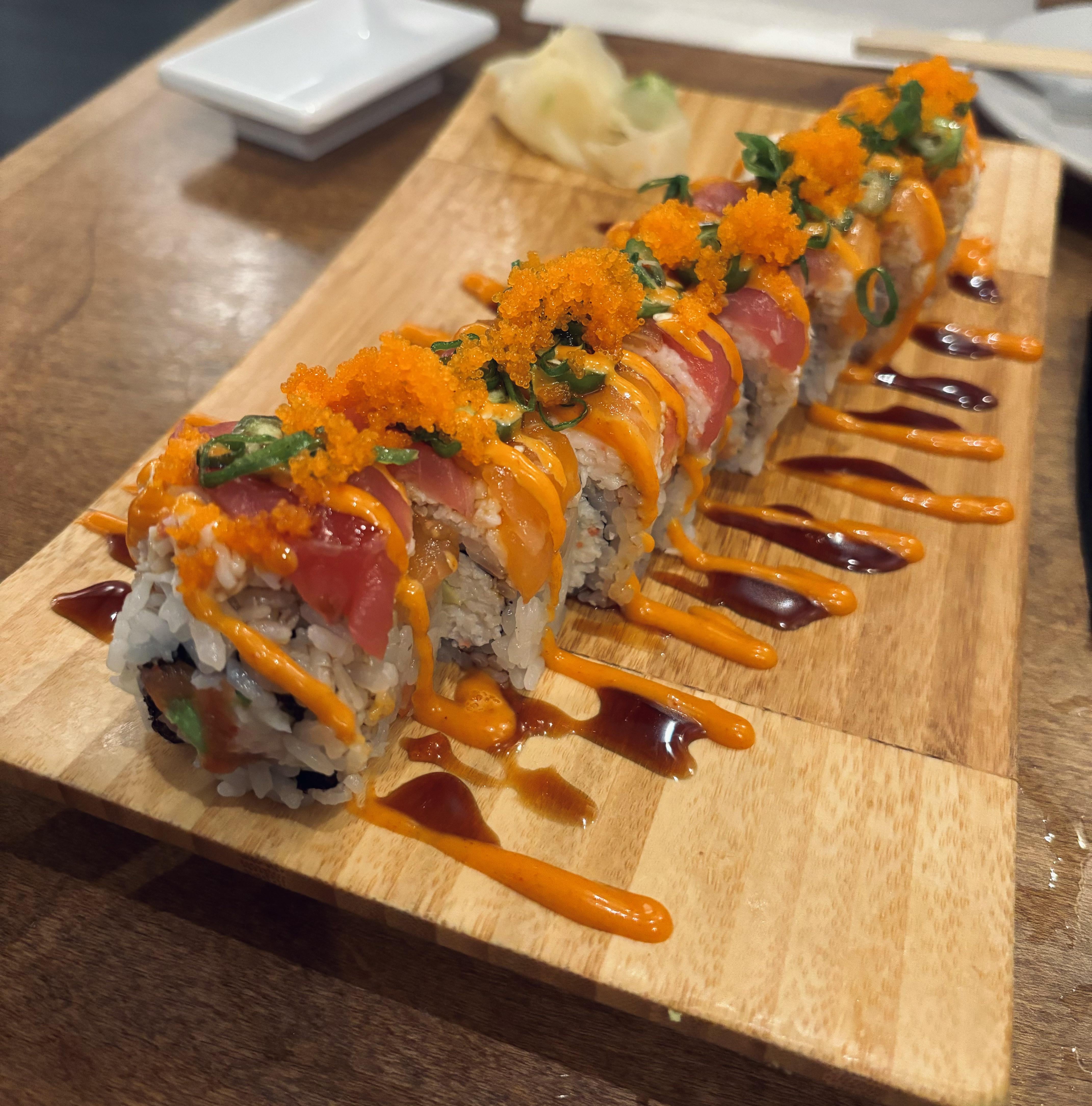 “Spicy Paula” from Kuma Sushi in Monterey, CA - Dining and Cooking