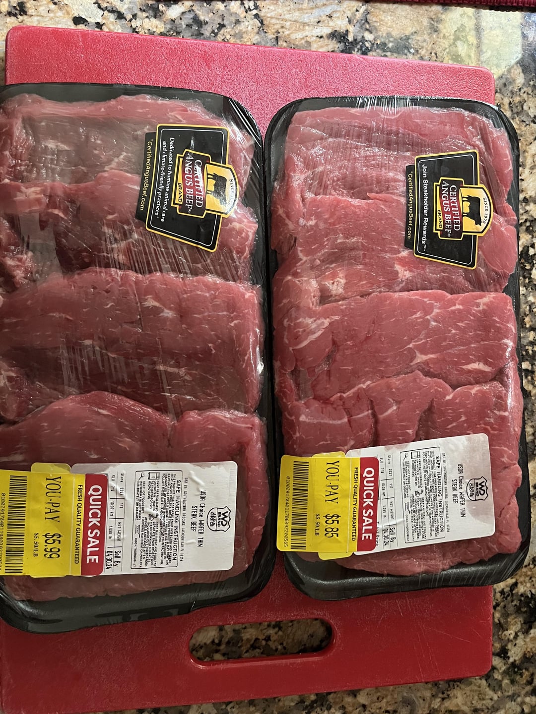 8 beers 4 chicken quaters 10 beef filets 15 pork cutlets - Dining and ...
