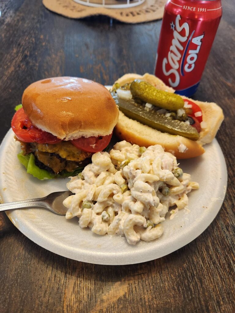 Chicago Dog, Smash Burger, & Macaroni Salad - Dining and Cooking