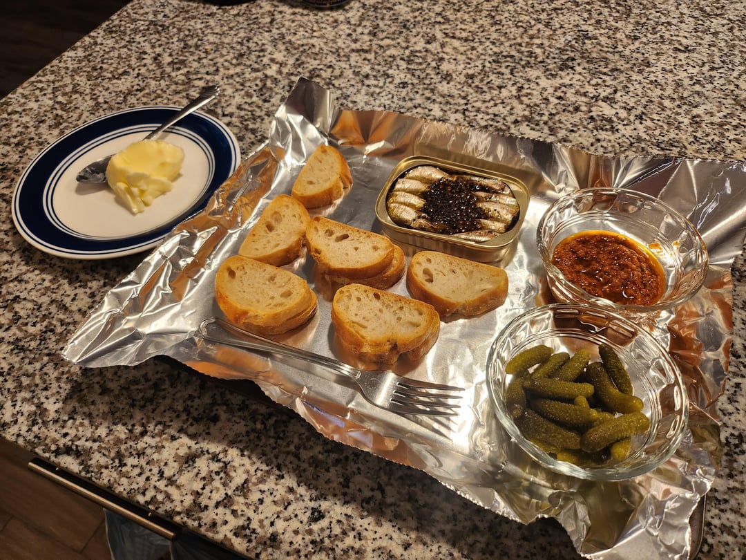 A little post work feast - Dining and Cooking