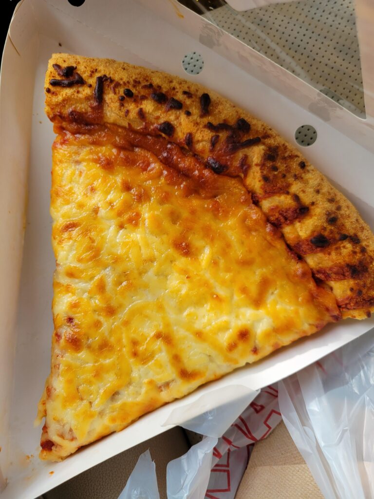 Mongo size truck stop pizza slice. - Dining and Cooking