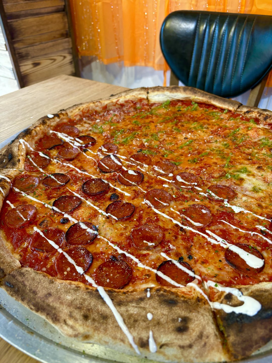 20 Inch Pizza in Brighton UK - Yeastie Boys - Dining and Cooking