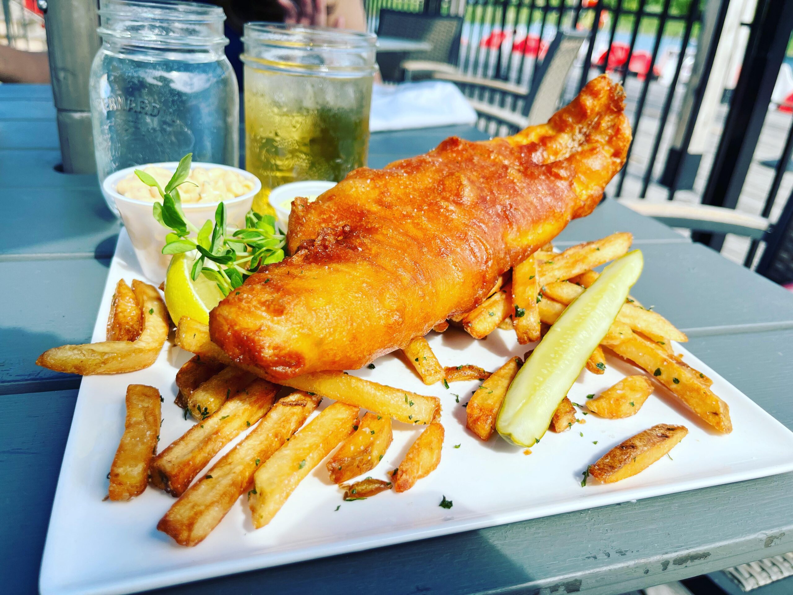 Beautiful fish and chips - Dining and Cooking