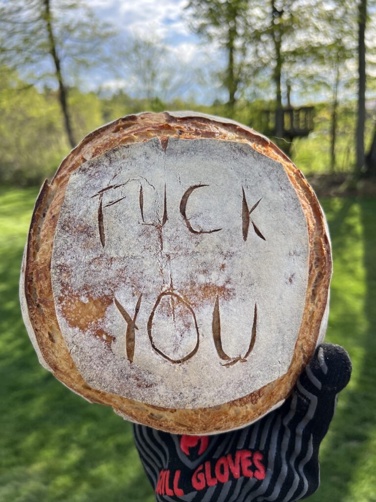 I made my brother a nice loaf of sourdough 🥰 - Dining and Cooking