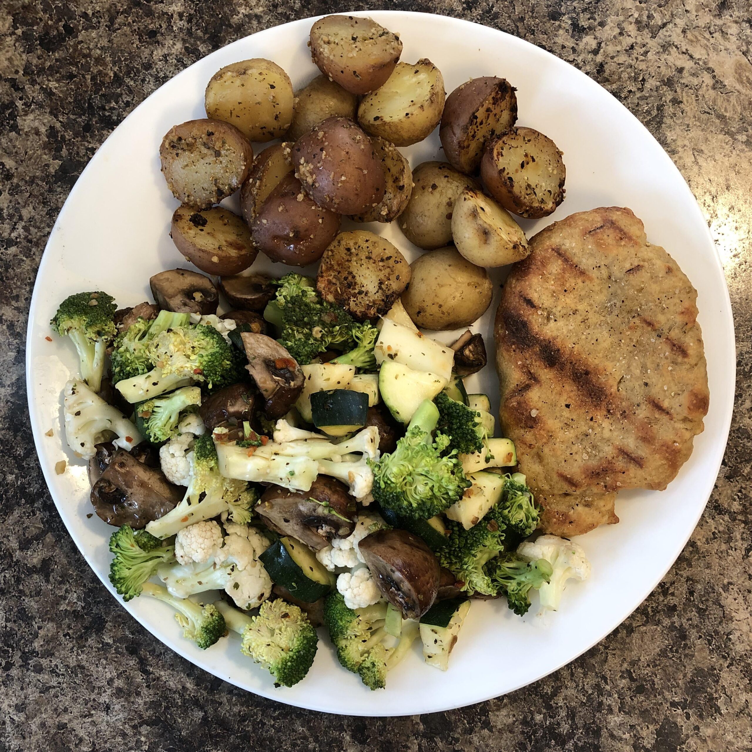 Chick’n Dinner (460cal, 49g protein) - Dining and Cooking