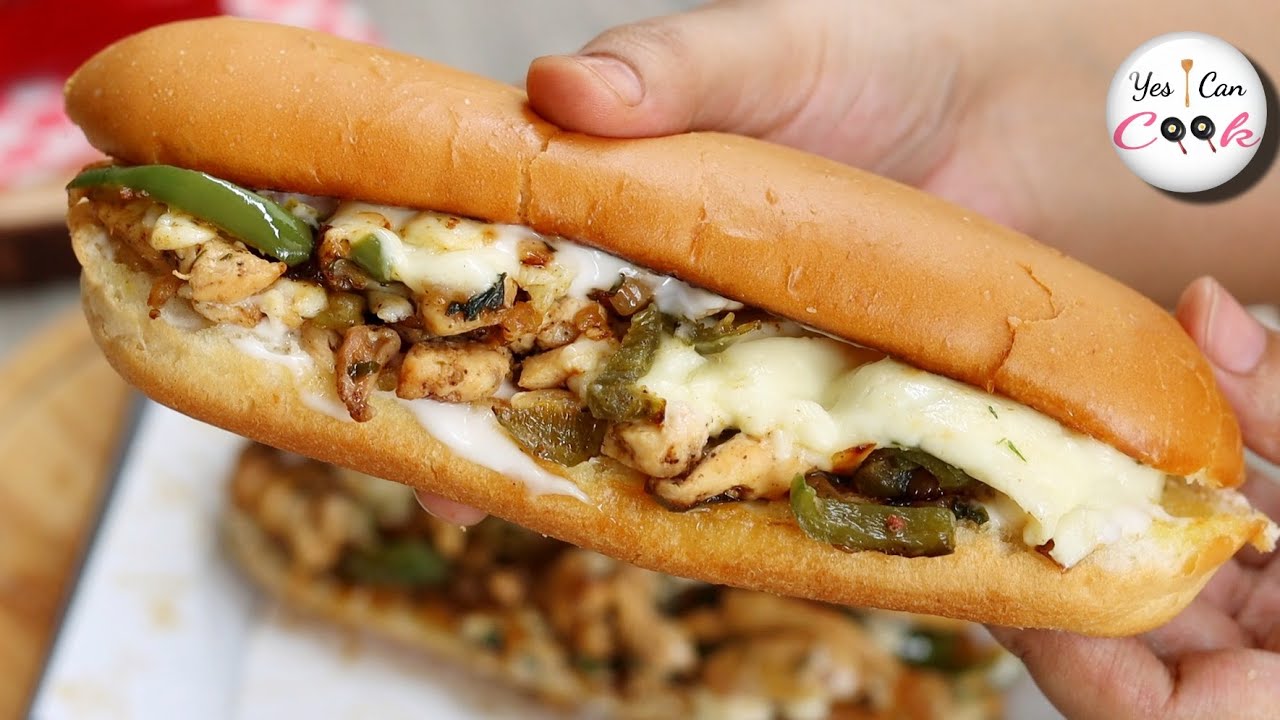 Philly Cheesesteak Sandwich by (YES I CAN COOK) - Dining and Cooking