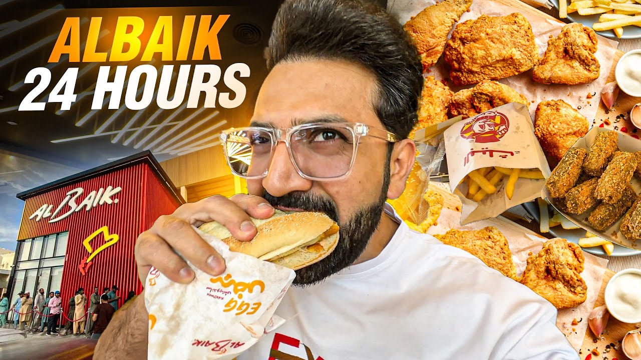24 HOURS FULL MENU AL BAIK "CHALLENGE" | Chicken Broast, Nuggets ...