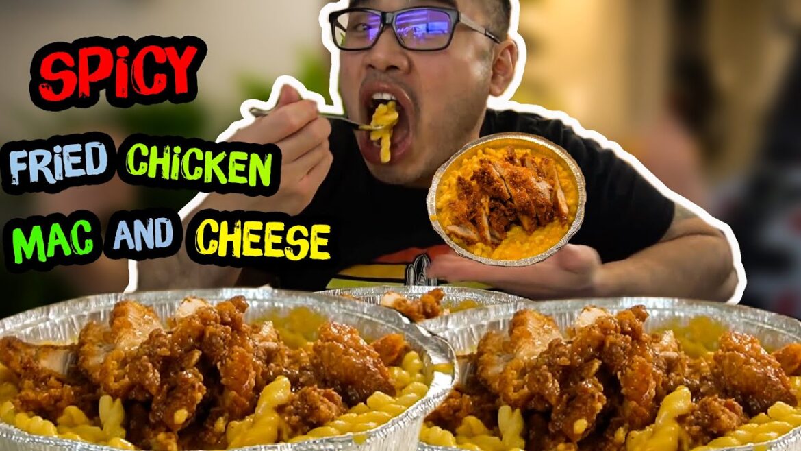 Honey Glazed Sweet & Spicy Fried Chicken & Buttermilk Mac & Cheese ...