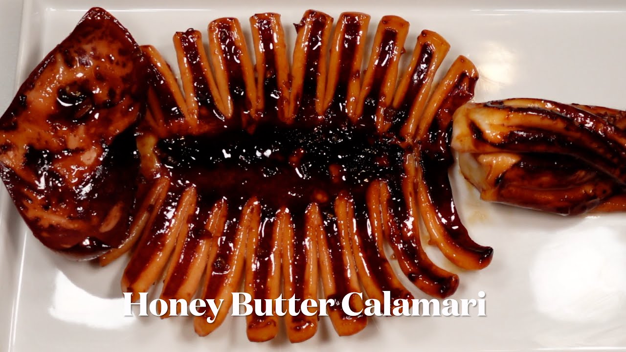 Honey Garlic Butter Calamari Recipe | Stir Fry Calamari - Dining and ...