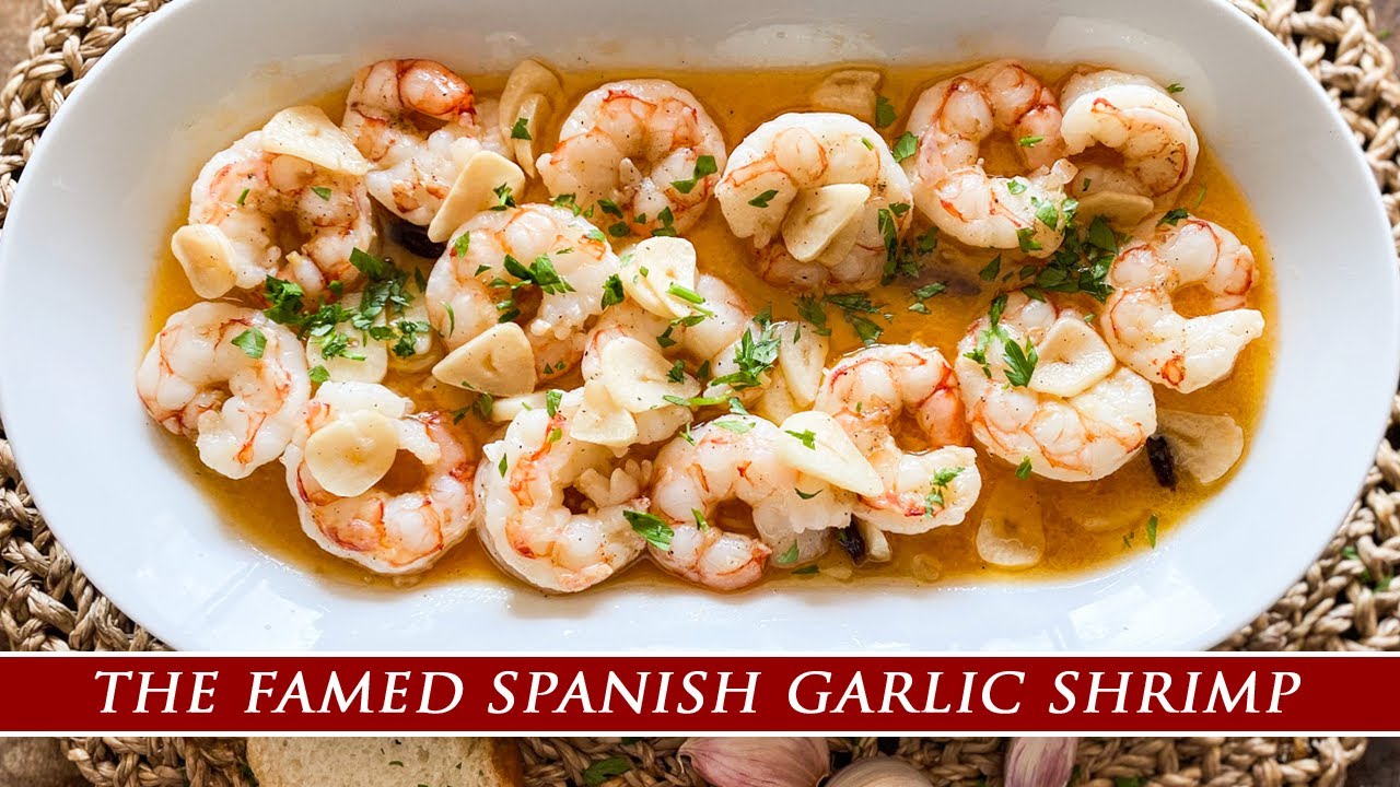 The Famous Spanish Garlic Shrimp | Gambas al Ajillo from Madrid ...