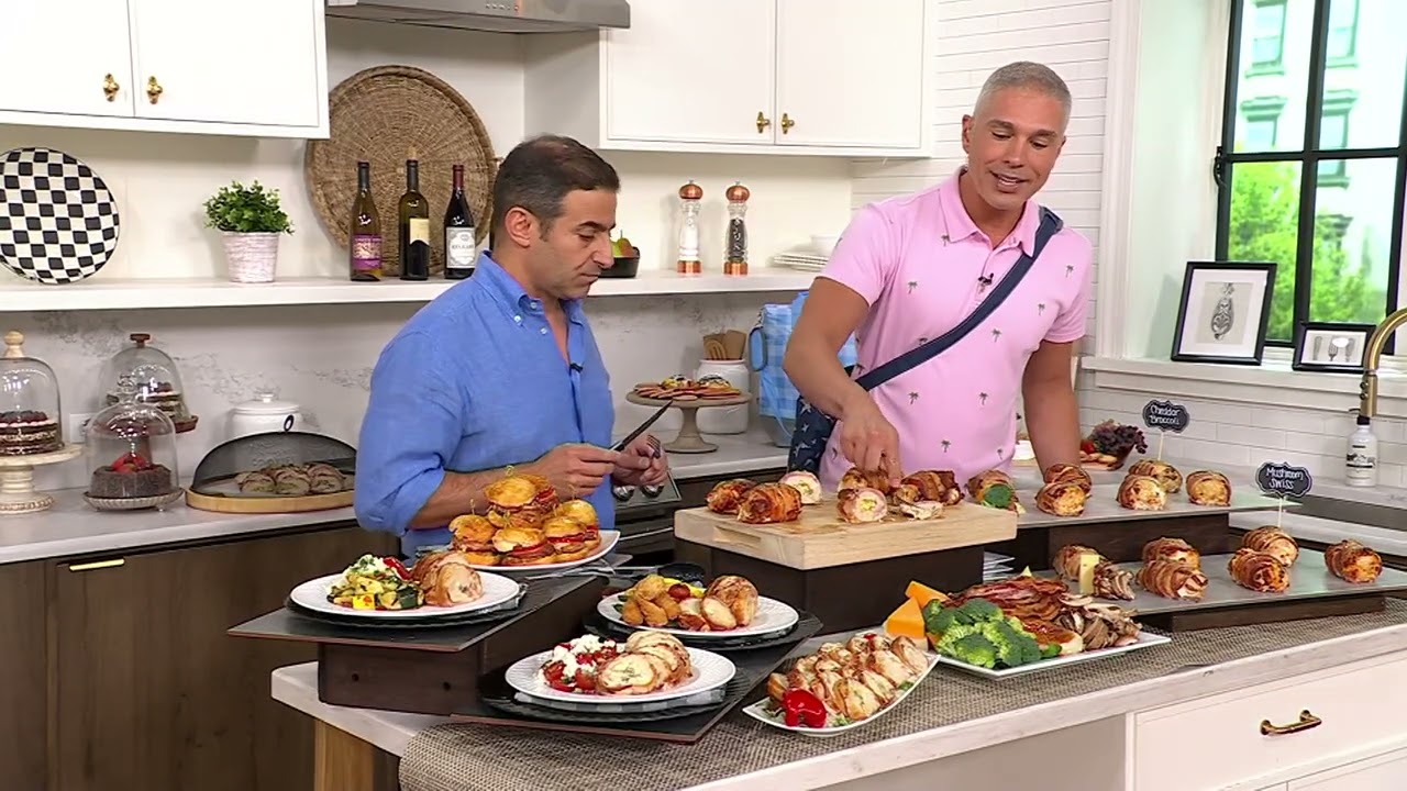 Family Farms (6) 14-oz Bacon Wrapped Stuffed Chicken Breasts on QVC ...