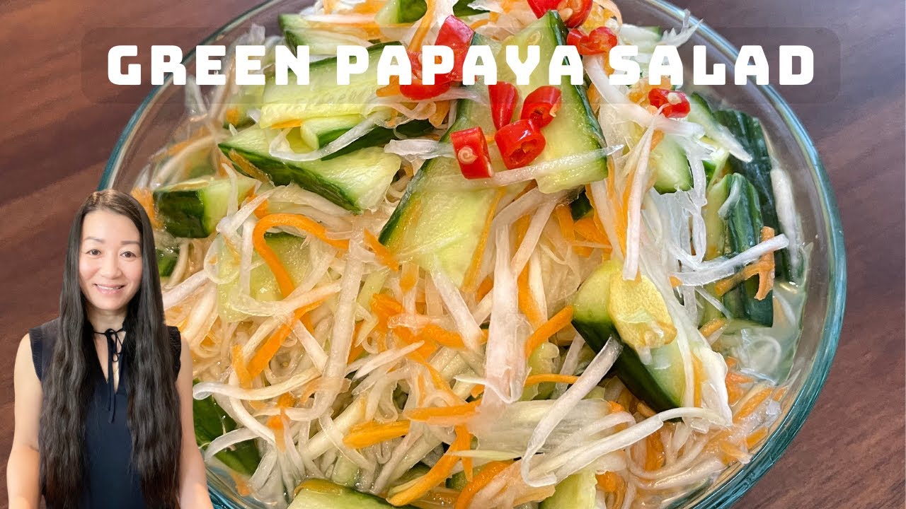 Green Papaya Salad * Cambodian Style || Ly Cooks - Dining and Cooking