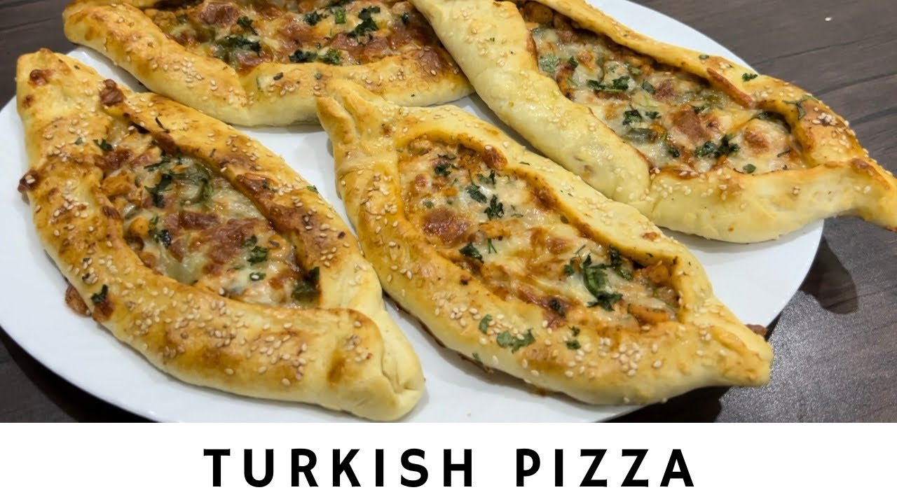 Fatayer / Pide (Middle Eastern Food) Turkish Pizza Recipe | Eid Special ...