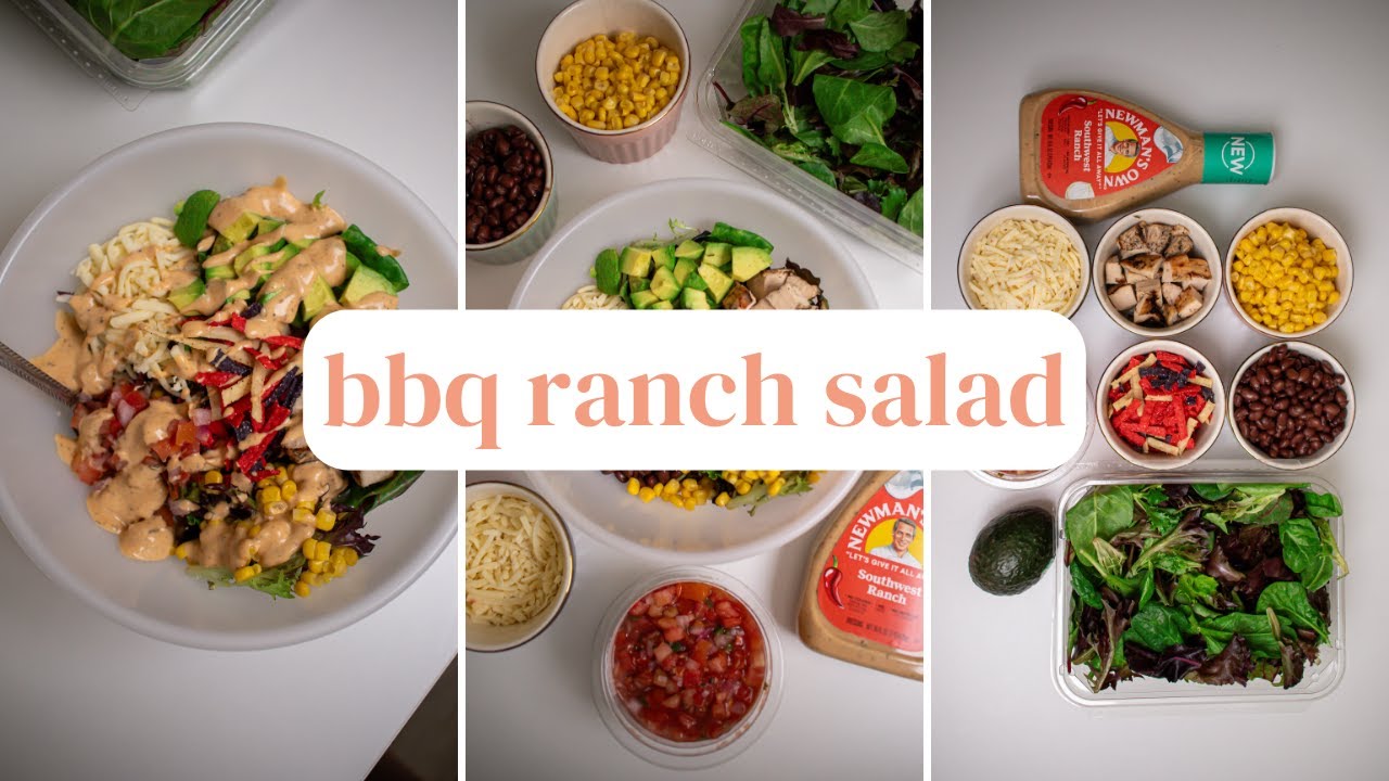 EASY BBQ RANCH SALAD RECIPE - Dining and Cooking