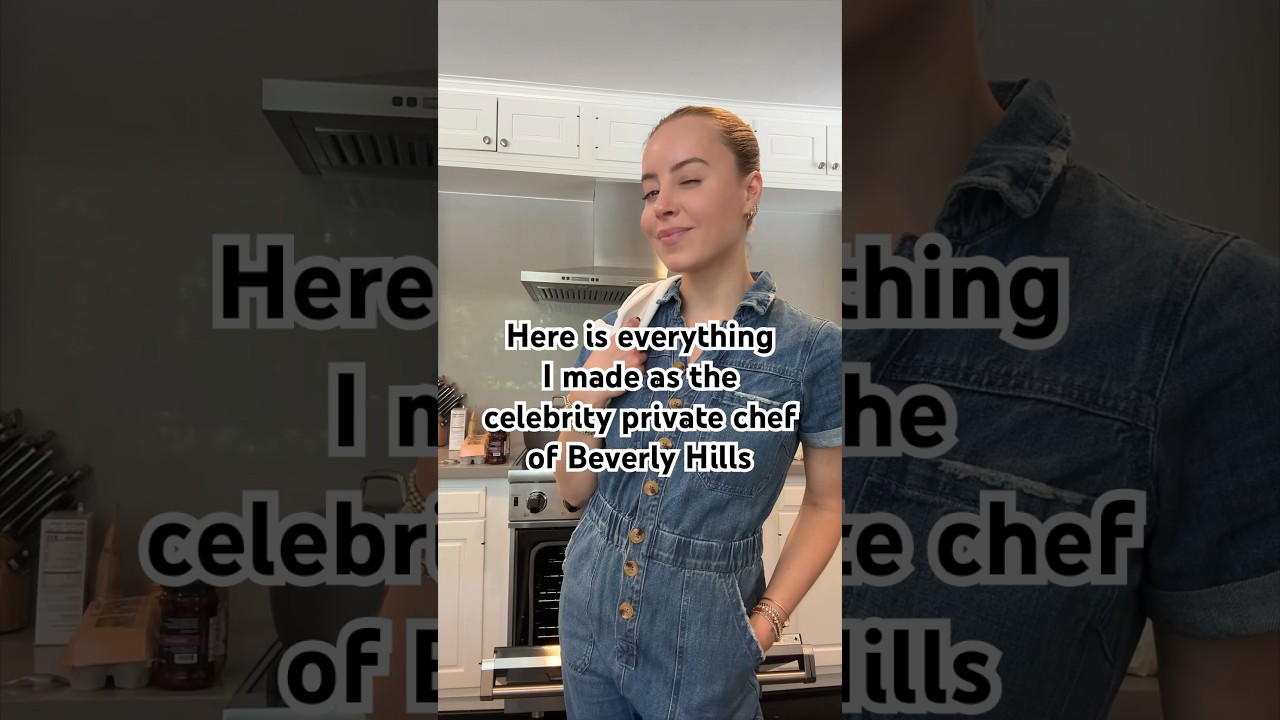 Everything I made as a celebrity private chef in Beverly Hills. # ...