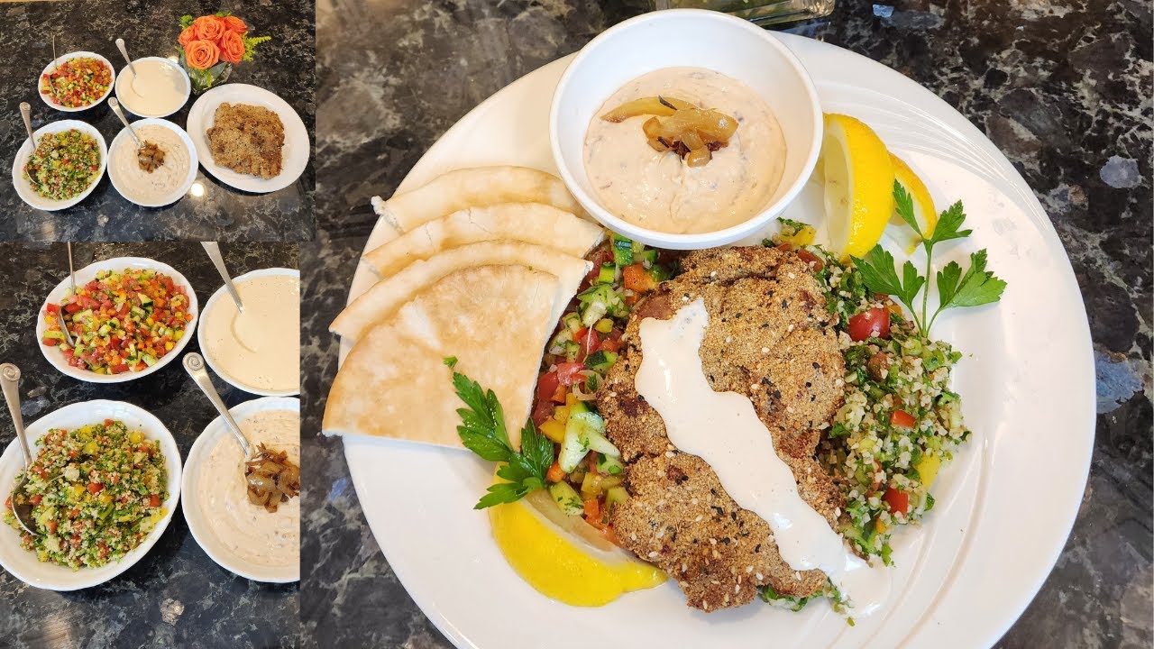 PERFECT Mediterranean Dinner | Zaatar-Crusted Chicken | Tabouleh ...