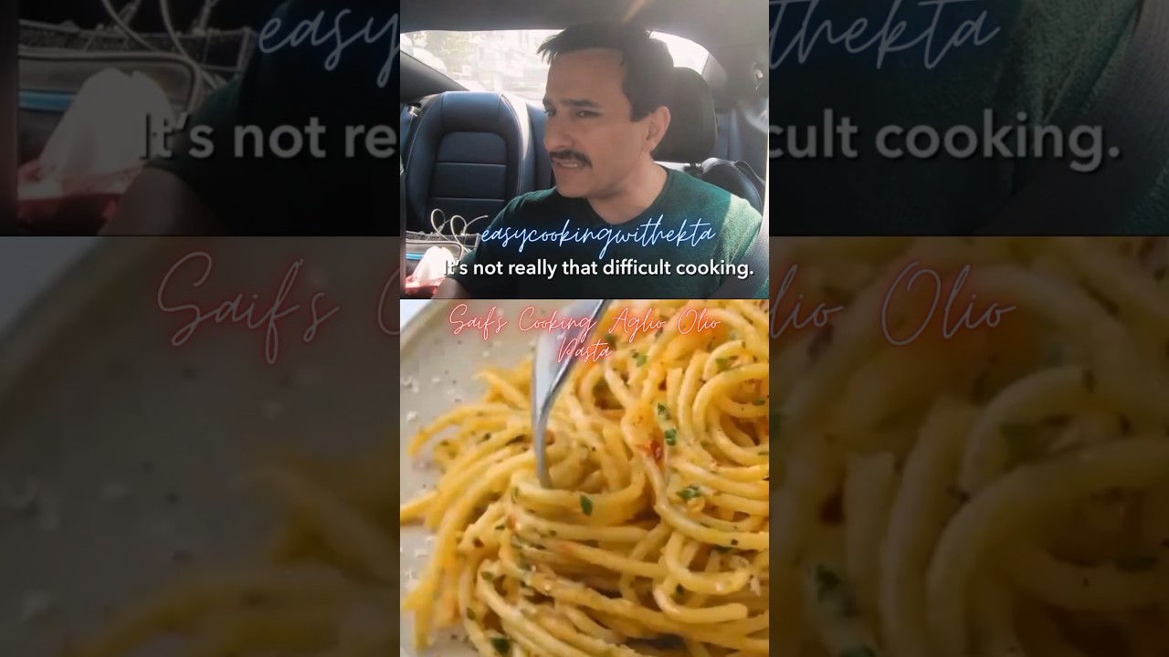 Saif loves to cook Pasta-Spaghetti Aglio e Olio Recipe #pasta #shots ...