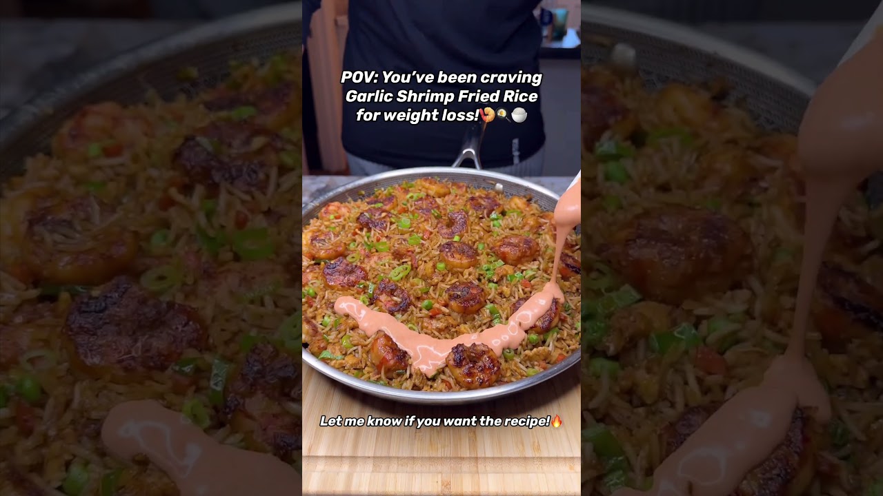 Craving High Protein Garlic Shrimp Fried Rice For Weight Loss? Recipe ...