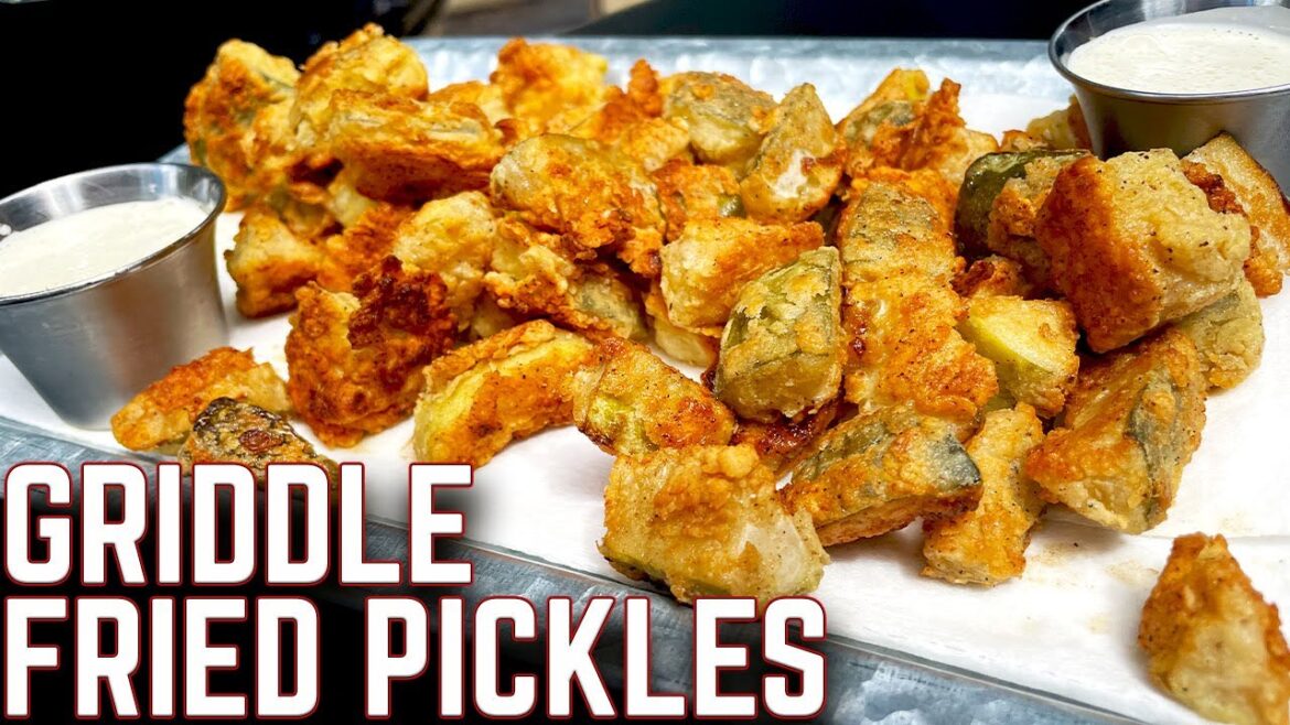 THE BEST FRIED PICKLES MADE ON THE GRIDDLE! SHALLOW "GRIDDLE" FRIED ...