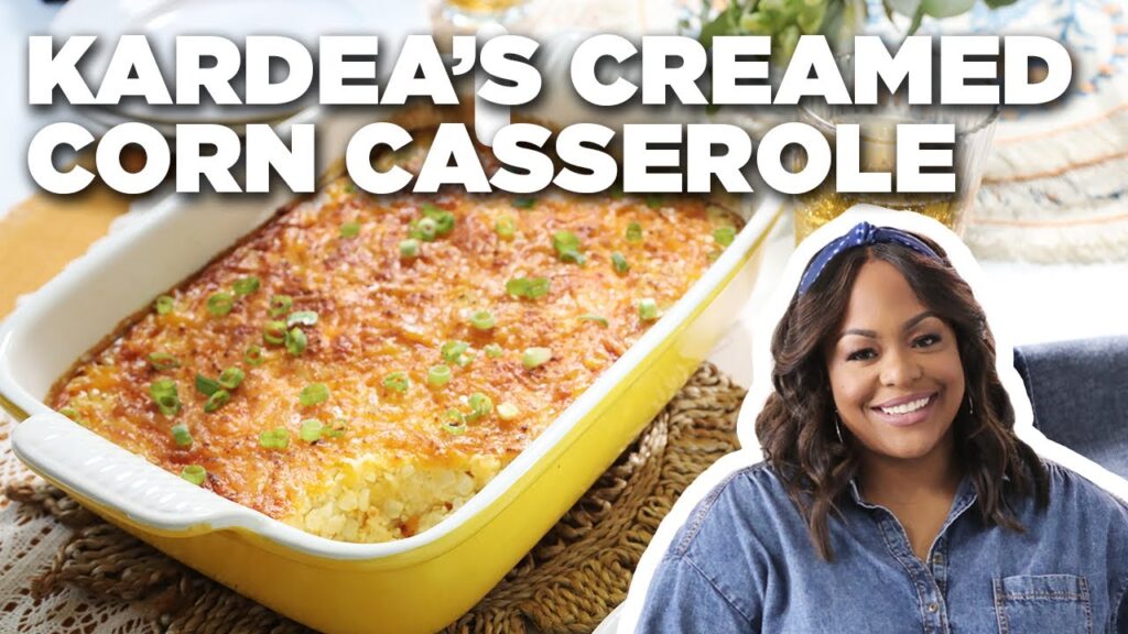 Kardea Brown's Creamed Corn Casserole | Delicious Miss Brown | Food ...