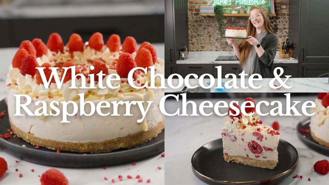 How to make a White Chocolate & Raspberry Cheesecake | Jane’s ...