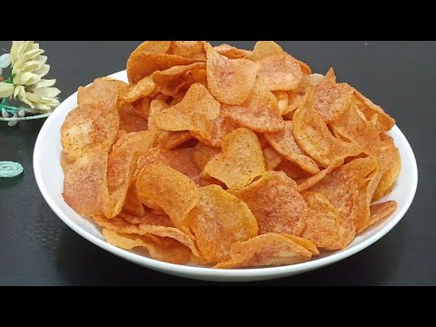 If you have some potatos make this crispy potato chips! Its So ...