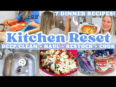 MAJOR KITCHEN RESET + COOK + DEEP CLEAN + ORGANIZE | EXTREME CLEANING MOTIVATION | MarieLove ...