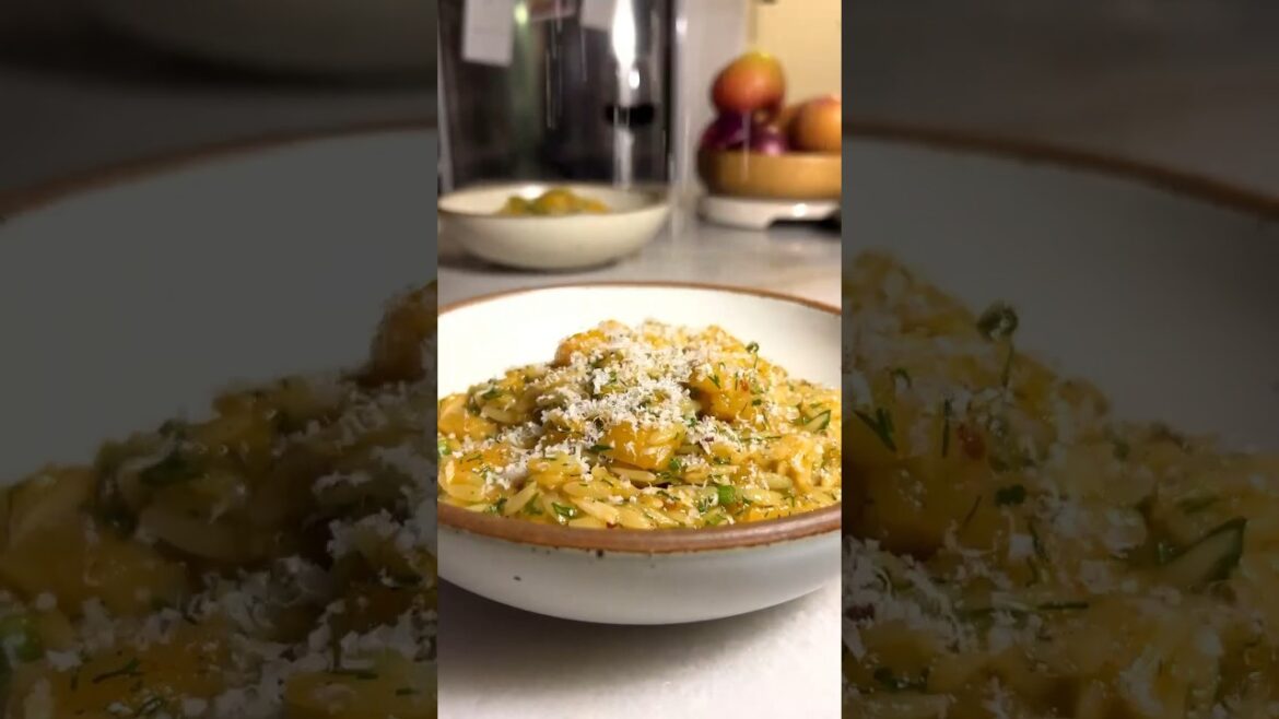 Brown Butter Rutabaga Orzo - Dining and Cooking