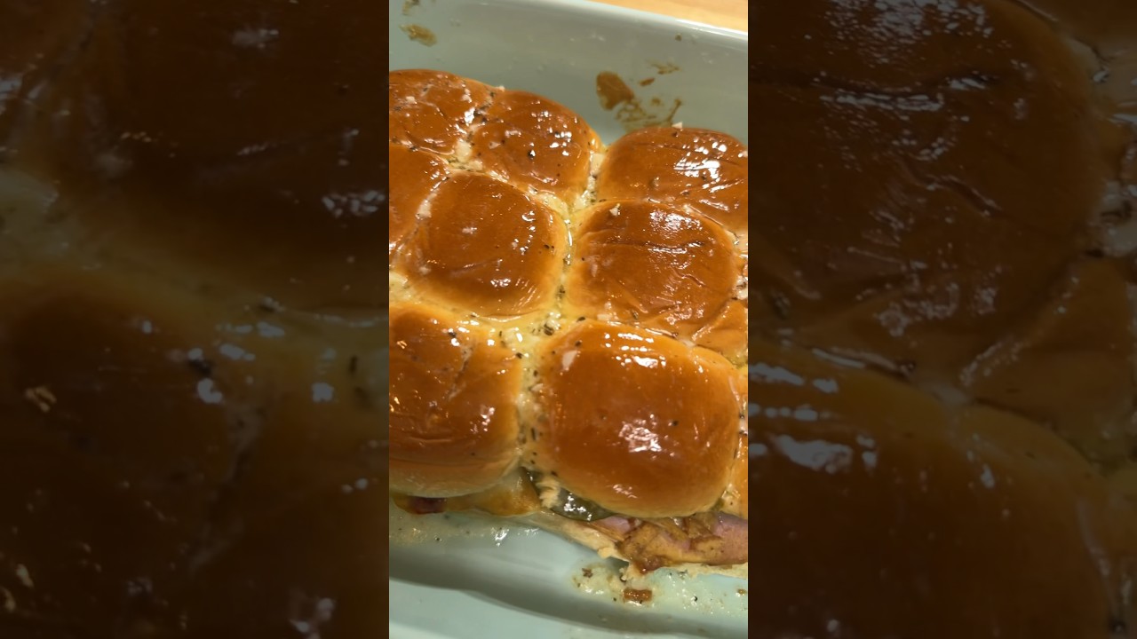Ham, jam Dijon mustard sliders - recipe in the comments. - Dining and ...