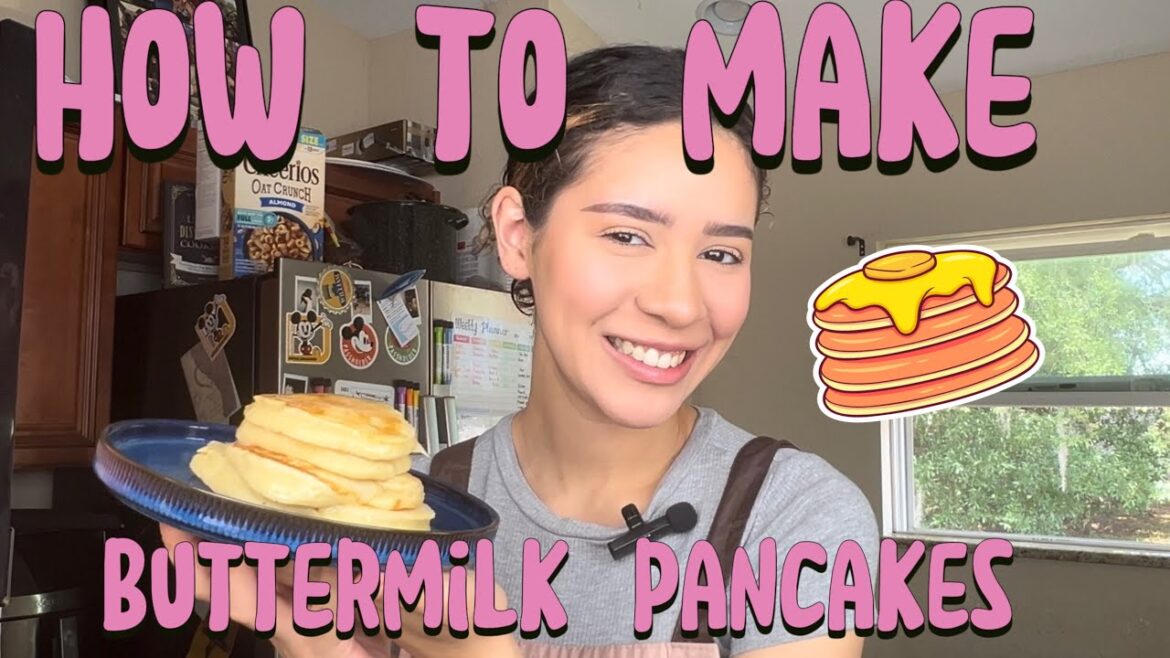 How to make fluffy buttermilk pancakes FROM SCRATCH - Dining and Cooking