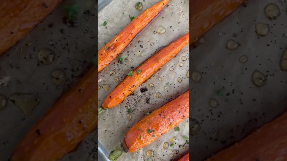 Honey Roasted Carrots - Dining and Cooking