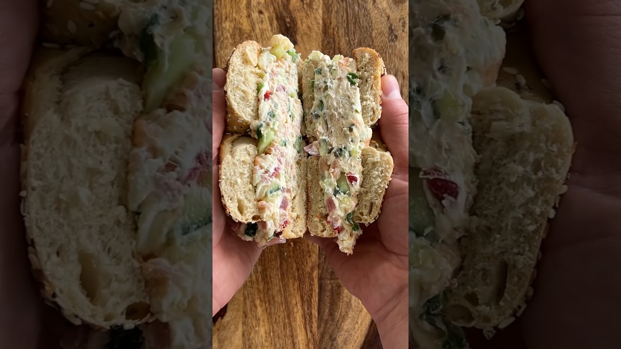 We had to give the new chopped bagel trend a try with Mezzetta products ...