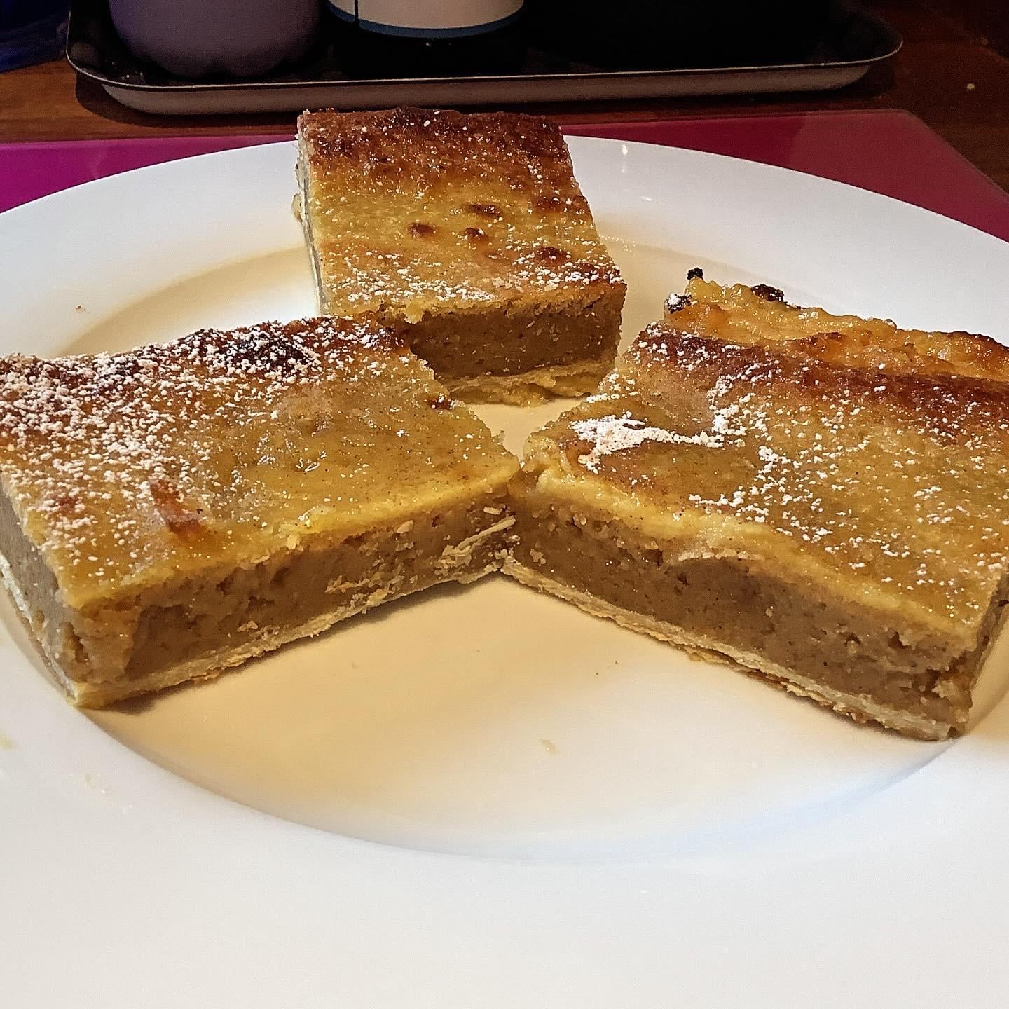 Homemade Pastel De Nata Blondies with a Caramelised Puff Pastry Crust ...