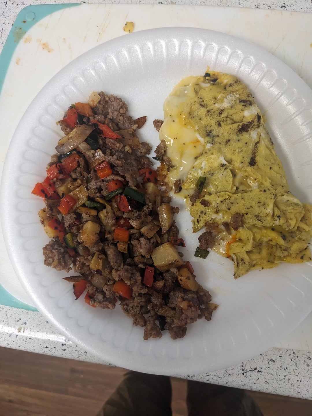 Before and after a proper saucing - Dining and Cooking