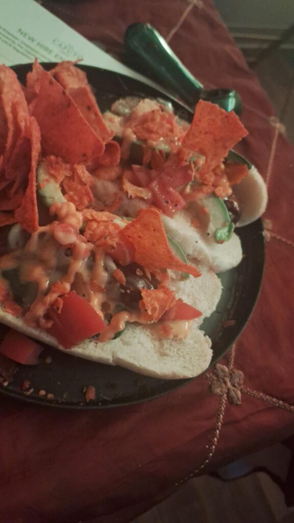 Jalapeño, tomatoes, avocado, that plum size pepper that's like a mix ...