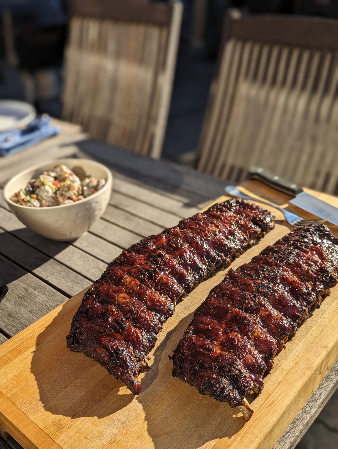 Full Smoked Rib Spread - Dining and Cooking