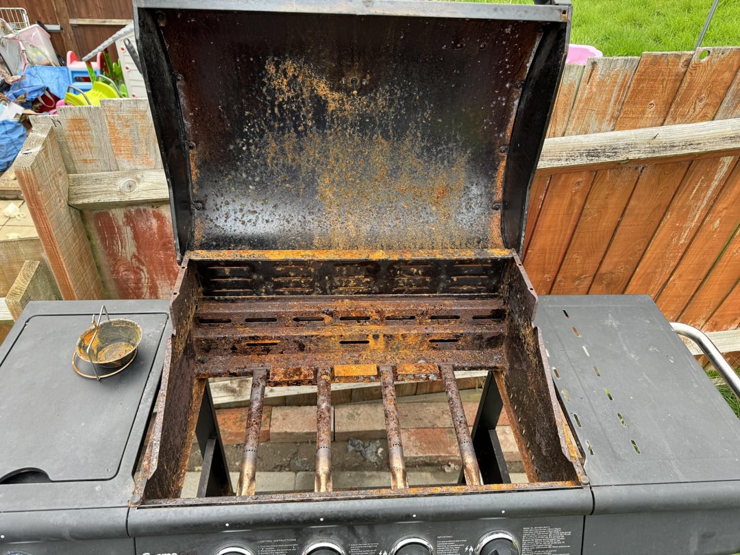 (Stupidly) neglected by gas bbq over winter. After a quick thermal ...
