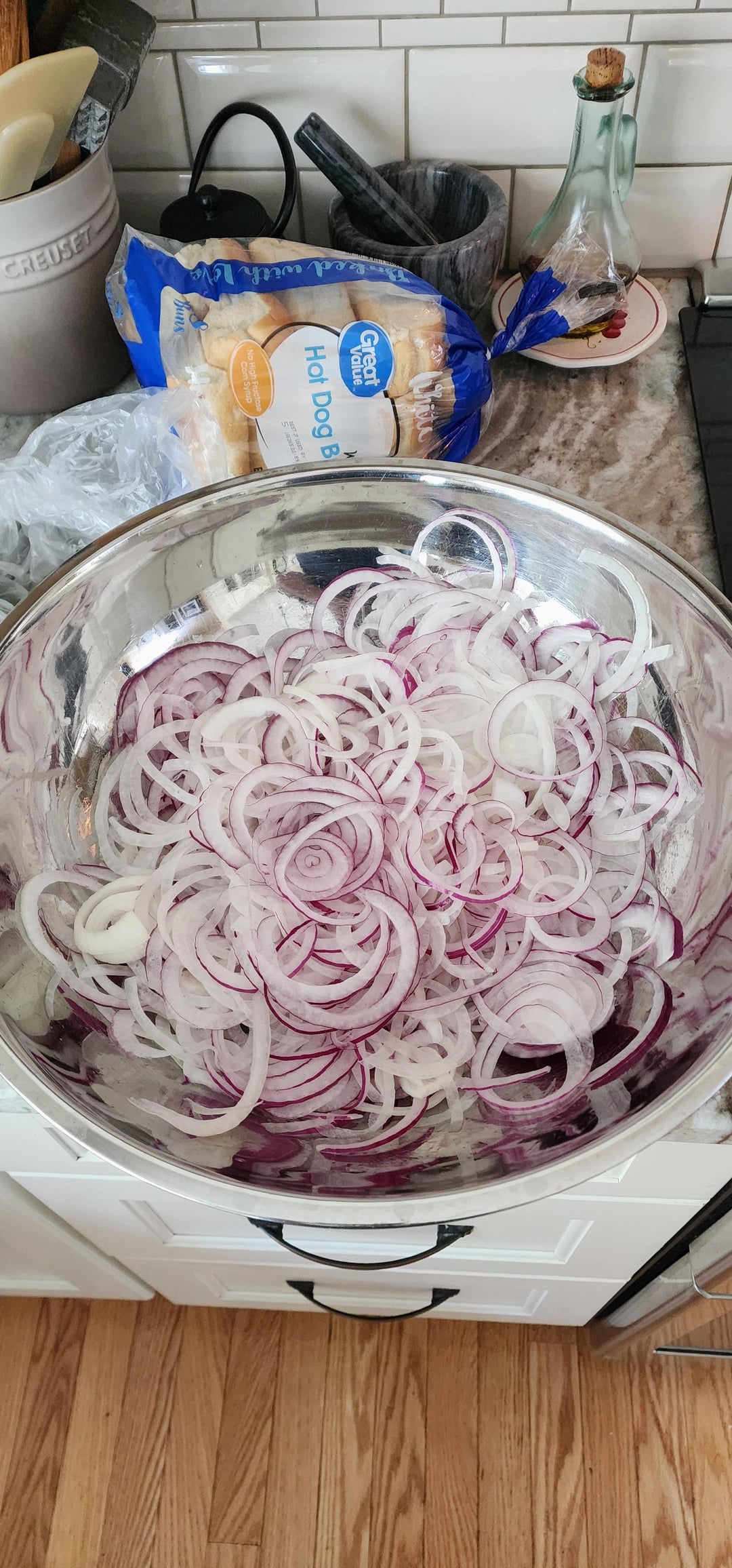Onions for a goat curry I made - Dining and Cooking