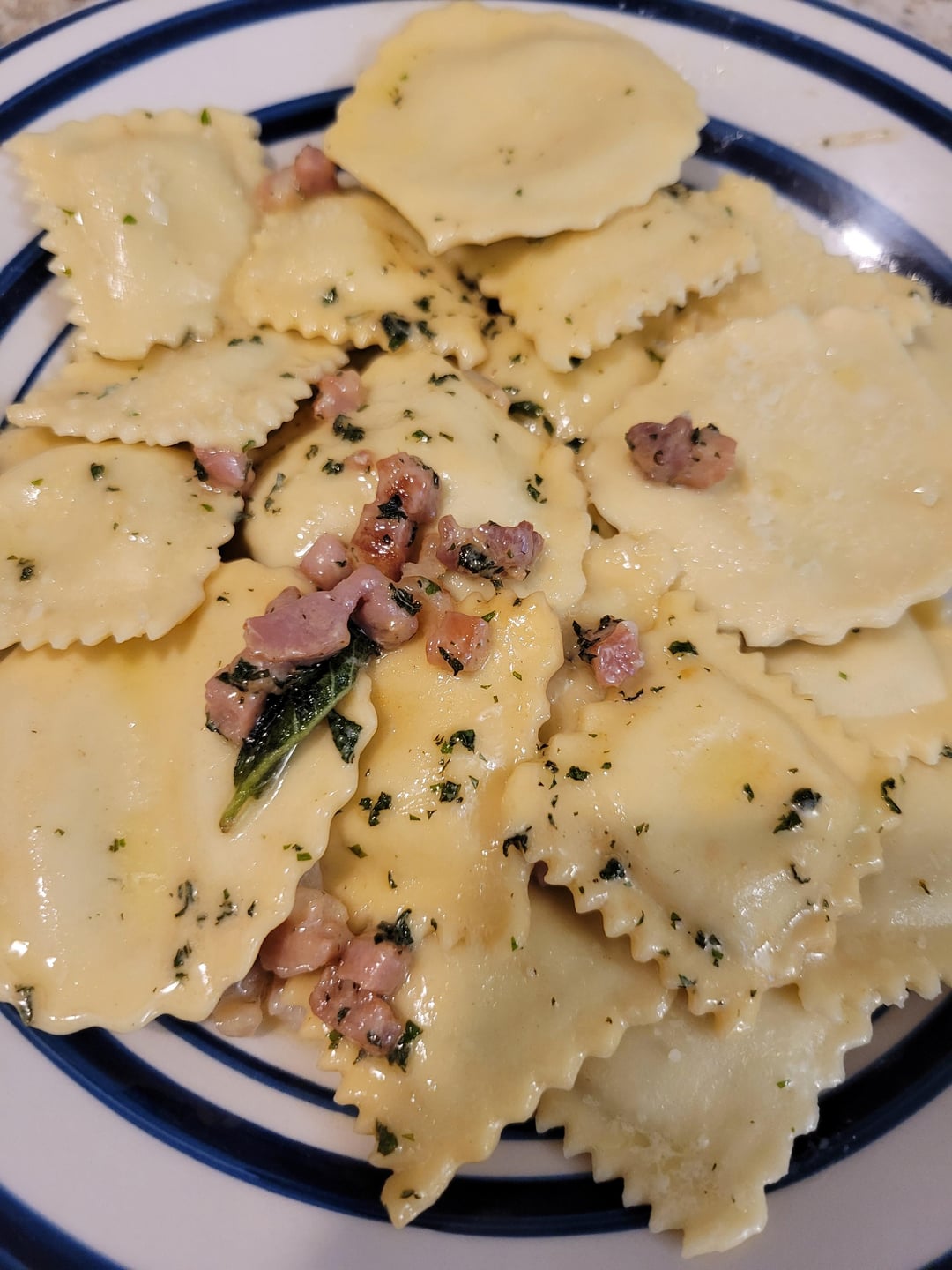 Ravioli with ricotta and herbs - Dining and Cooking