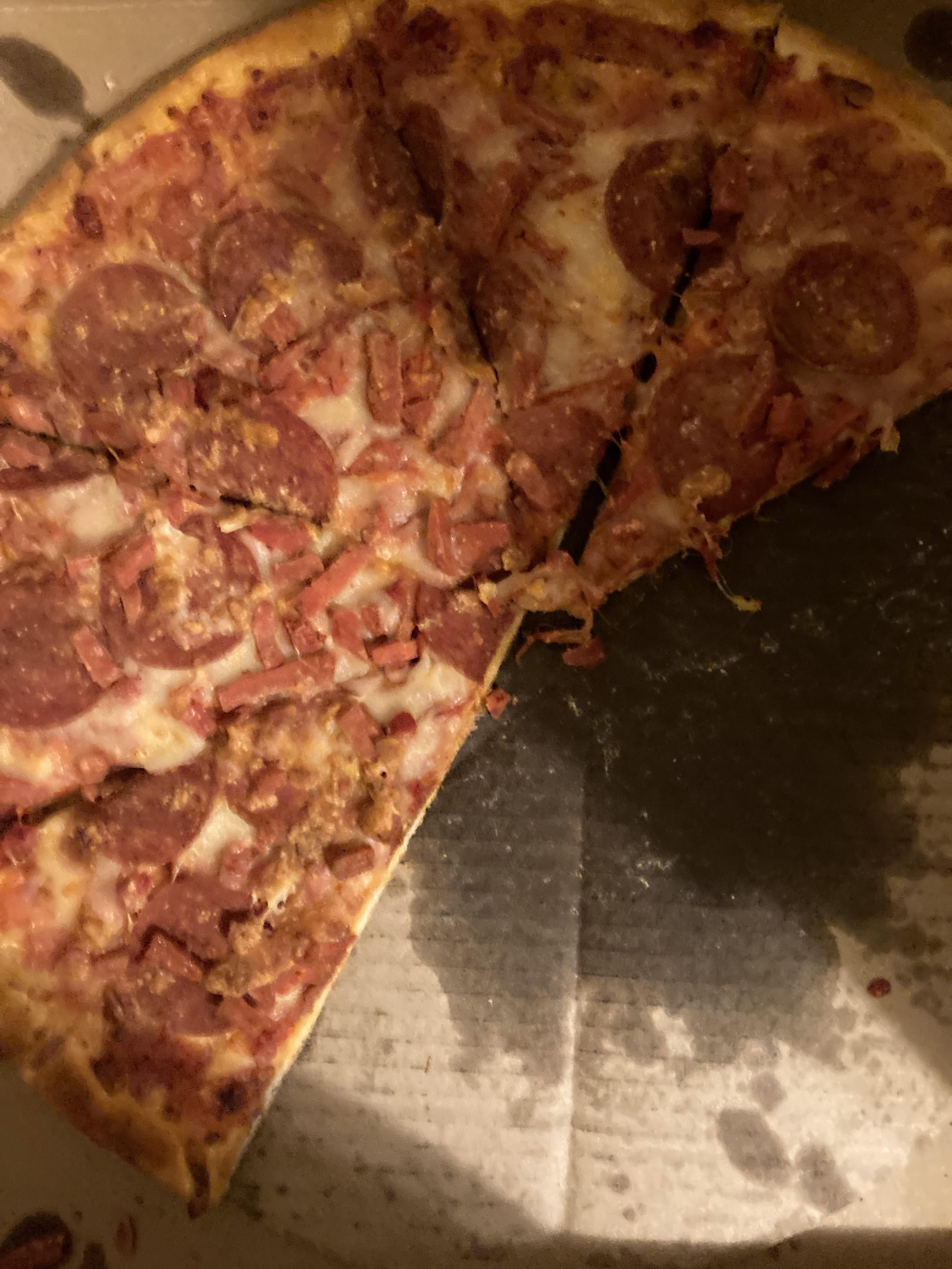 My 54 cent pizza from 7-11 the next day. - Dining and Cooking